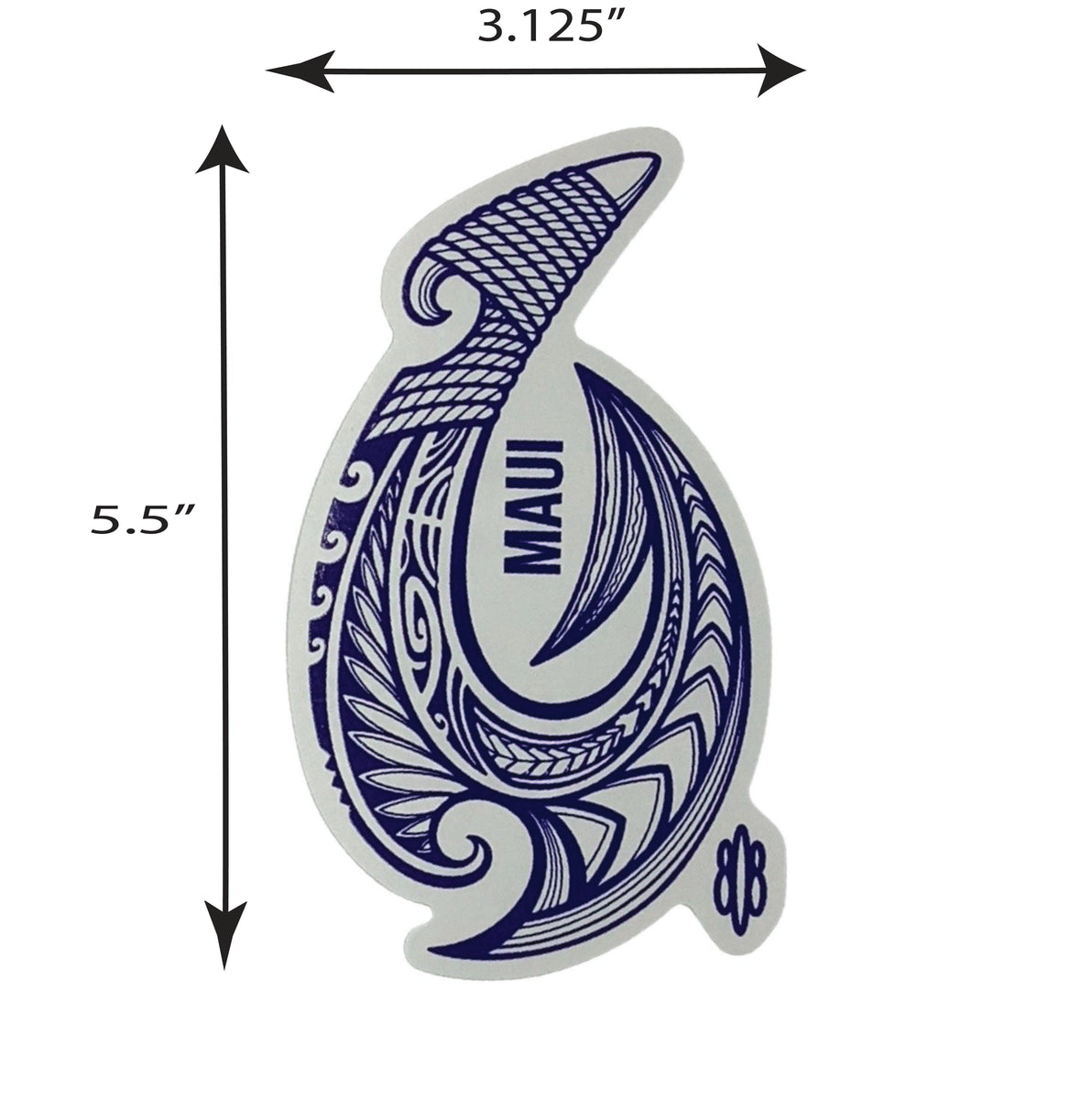 Tribal Makau Sticker 808 Clothing Co Maui Tribal Makau Sticker 808 Clothing Co Maui
