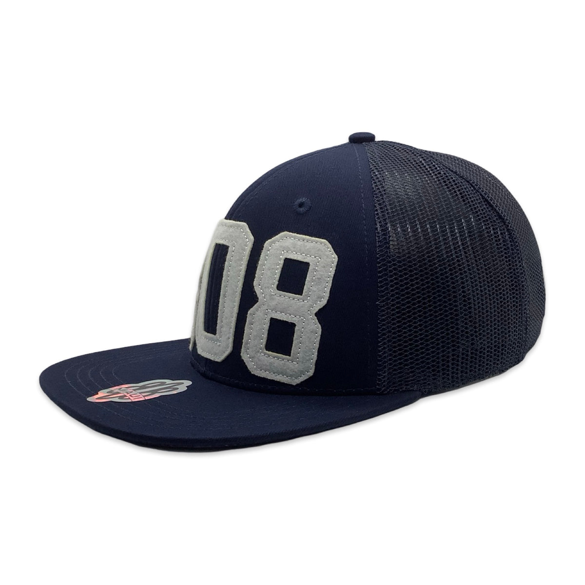 808 Applique Trucker Flatbill Hat – 808 Clothing Co Maui