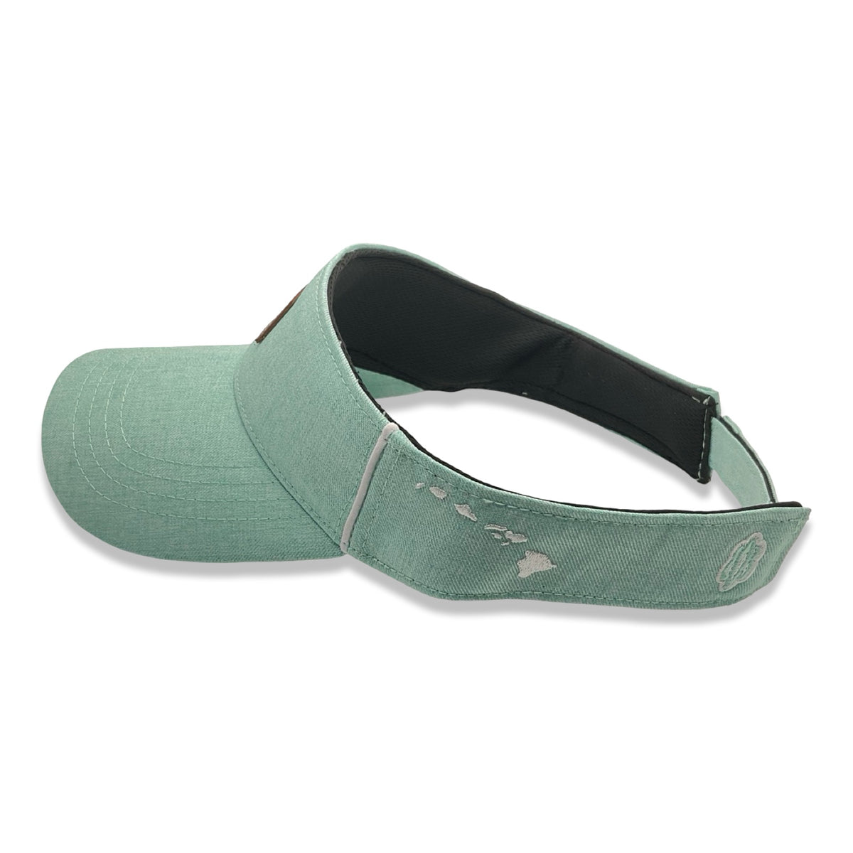 Maui Palm Tree Leather Patch Visor – 808 Clothing Co Maui