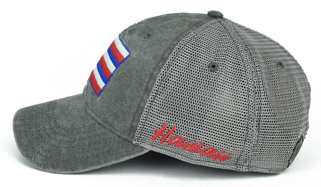 Hawaiian Flag Trucker Hat – 808 Clothing Co Maui
